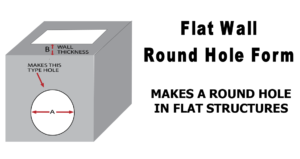 Round Wall Round Hole Form - Del Zotto Concrete Products of FL